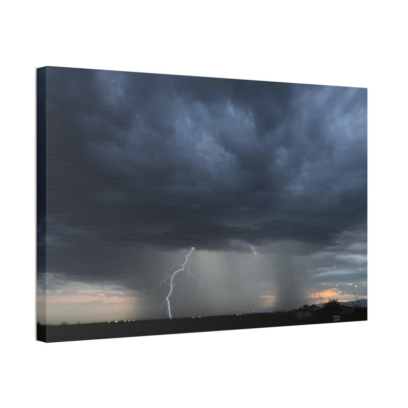 Desert Lightning, Rain Columns, Monsoon Lighting From a Thunderstorm ... Desert Lightning, Rain Columns, Monsoon Lighting From a Thunderstorm ...