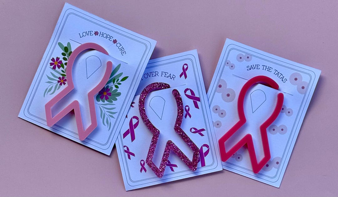 Breast Cancer Awareness Bookmark - Etsy