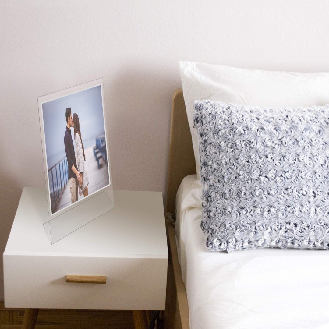A Striking Display Stand 4A 3 Pices Acrylic Photo Frame, Couple Photo ...