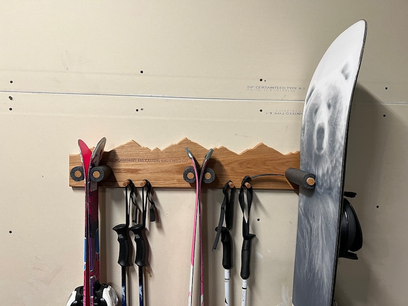 Ski/snowboard Storage Rack - Etsy