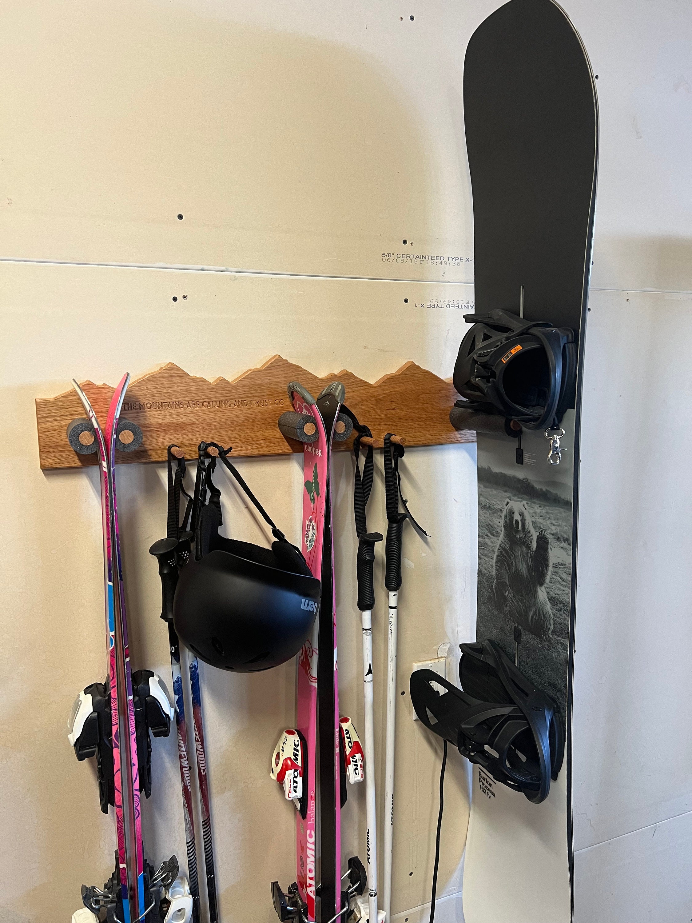 Ski/snowboard Storage Rack - Etsy