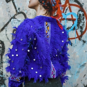 Bohemian Berber Handmade Boho Jacket Unisex Eco Friendly - Etsy