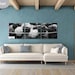 Berry Good Black and White Canvas Print Glossy Living Room Bedroom ...