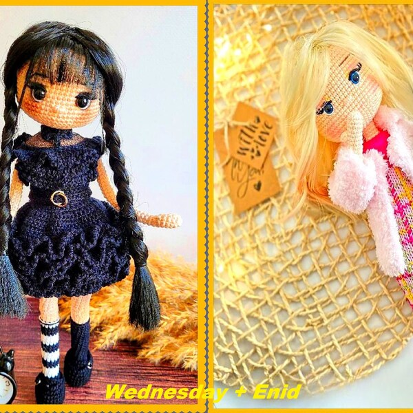 Wednesday Addams Barbie Doll - Etsy