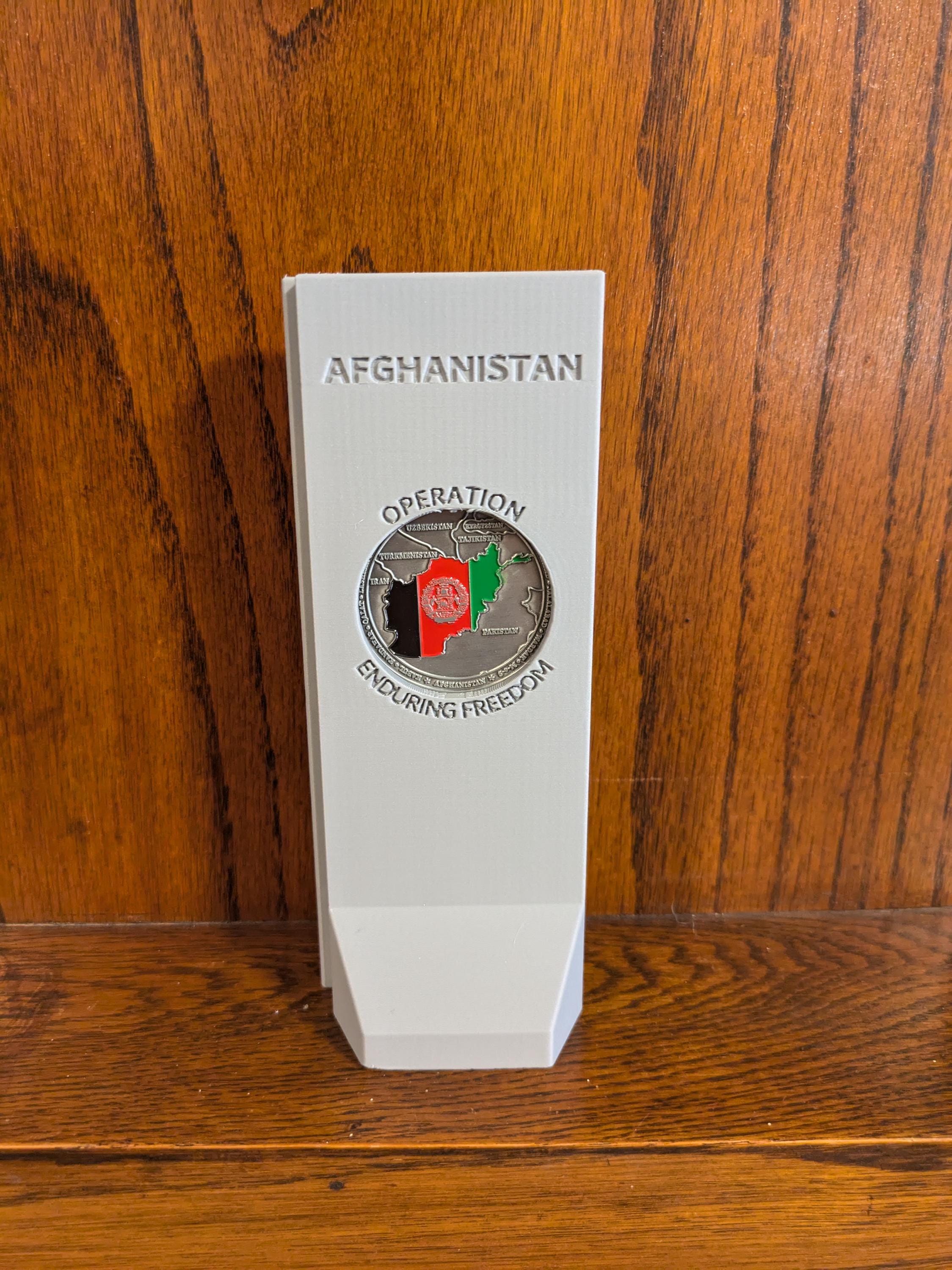 Operation Enduring Freedom Mini T-wall Display With Afghanistan ...
