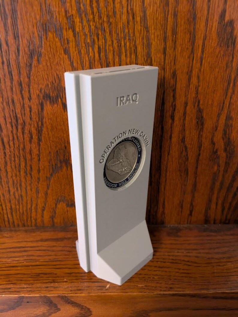 Operation New Dawn Mini T-wall Display With Challenge Coin - Etsy