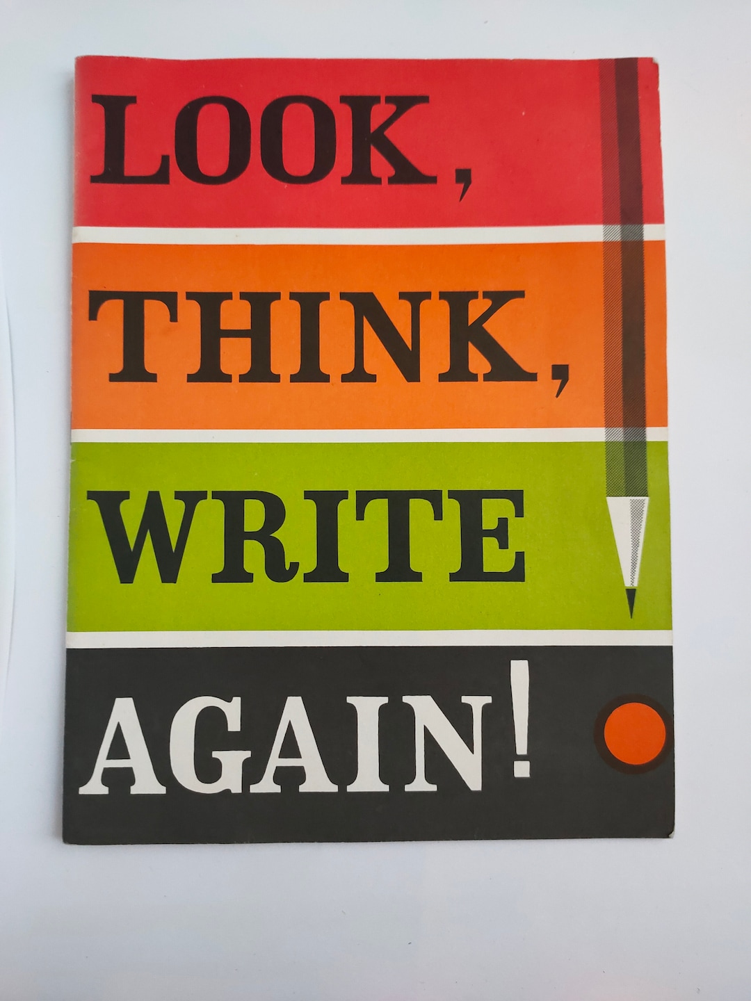 Look Think Write Again Frank Meade 1965 - Etsy