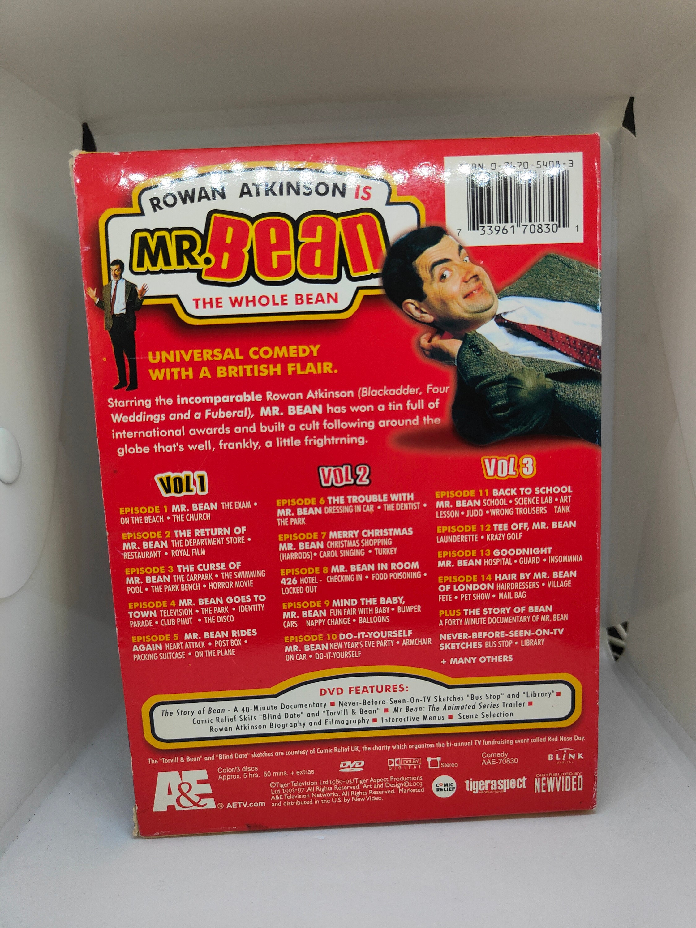 Rowan Atkinson is Mr Bean - the Whole Bean DVD Box Set Vols 1-3 2003 ...
