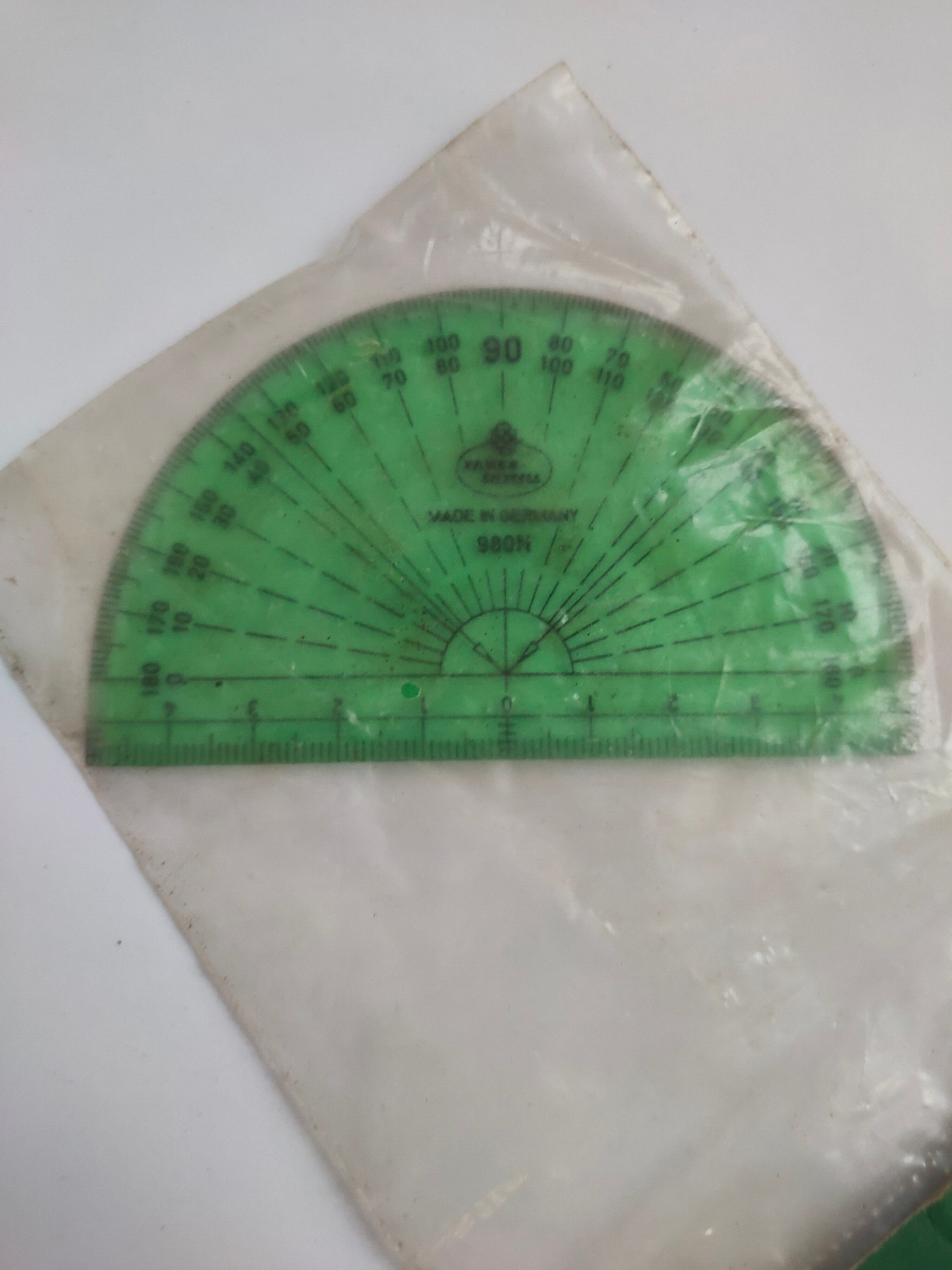 FABER-CASTELL Protractor Green - Etsy