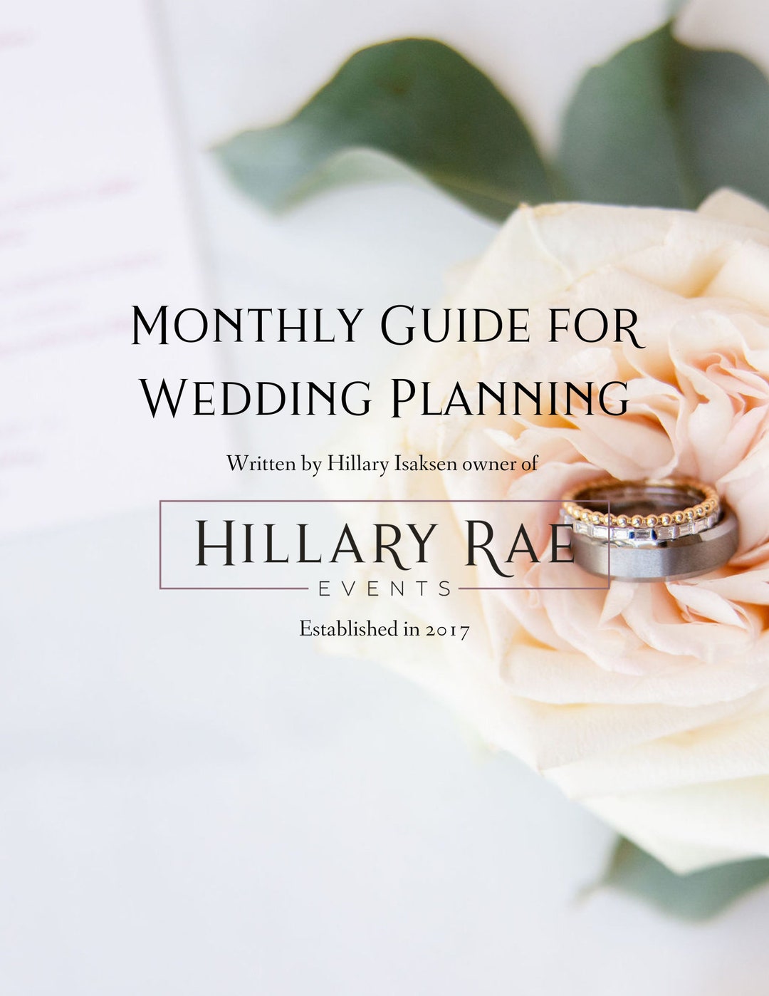 Monthly Guide for Wedding Planning - Etsy