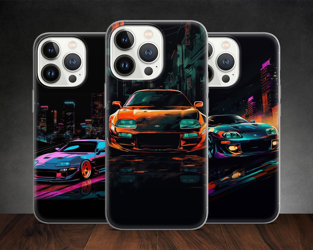 Legendary JDM Supra MK4 Japanese Drift Car Phone Case for iPhone 15 14 ...