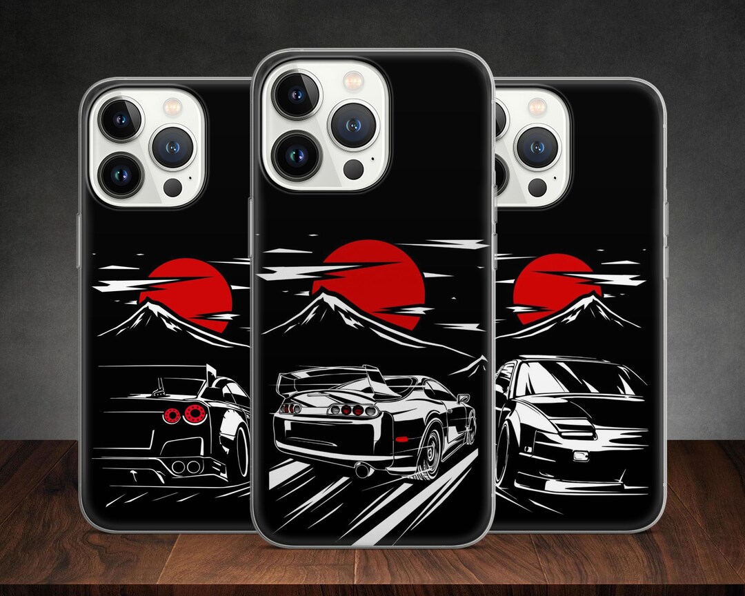Japanese Spots Drift Cars JDM Phone Case for iPhone 14 13 Pro Max 12 11 ...