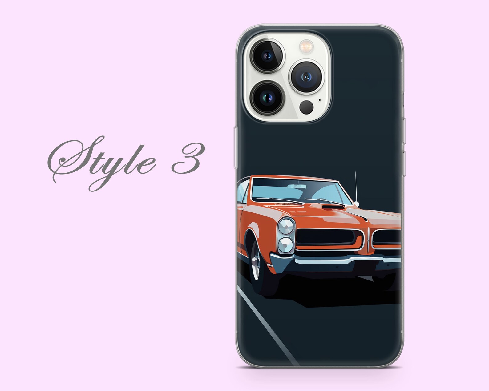 GTO 1964 Classic American Muscle Car Sports Car Phone Case for iPhone ...