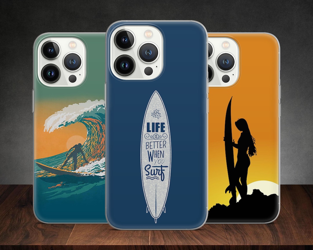Surfing Waves Beach Ocean Sea Spirit Sun Surf Lover Phone Case for ...