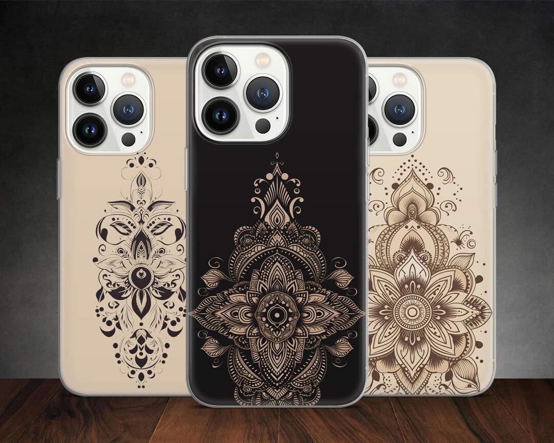 Mandala Henna Tattoo Style Ornament Traditional Phone Case for iPhone ...