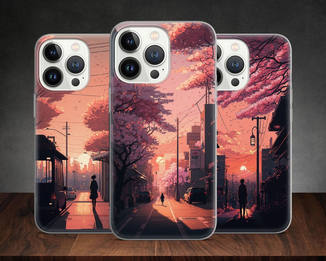 Lo-fi Tokyo Japanese City Anime Manga Phone Case for iPhone 14 13 Pro ...
