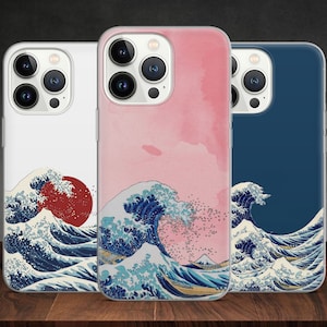 The Great Wave off Kanagawa Lo-fi Anime Japan Phone Case for iPhone 14 ...