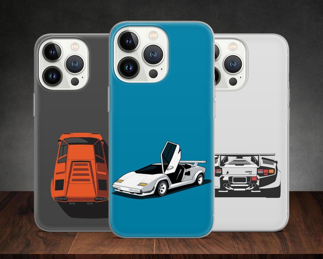 Lambo Old-school Italian Super Cars Phone Case for iPhone 14 13 Pro Max ...