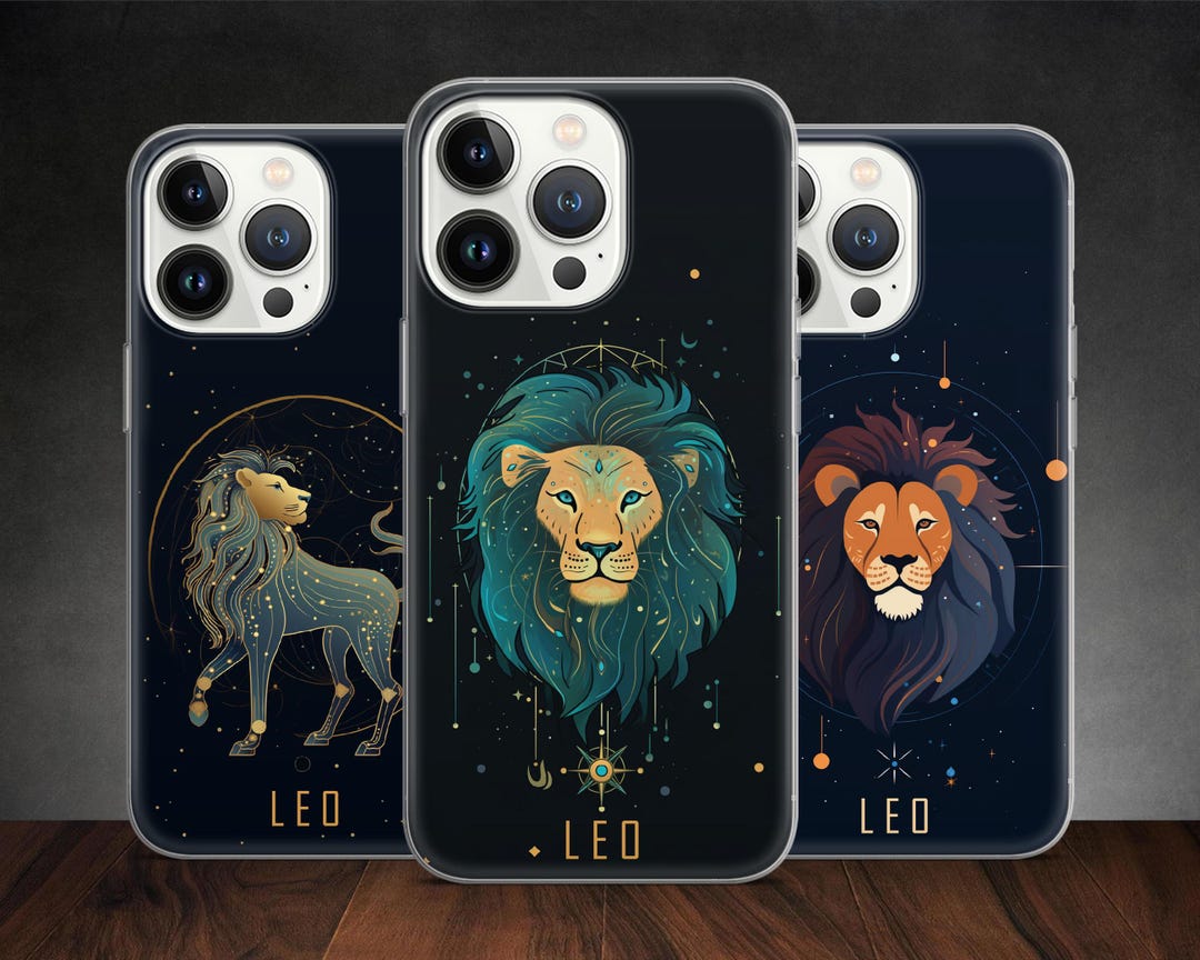 Zodiac Leo Horoscope Constellations Art Phone Case for iPhone 17 Air 16 ...