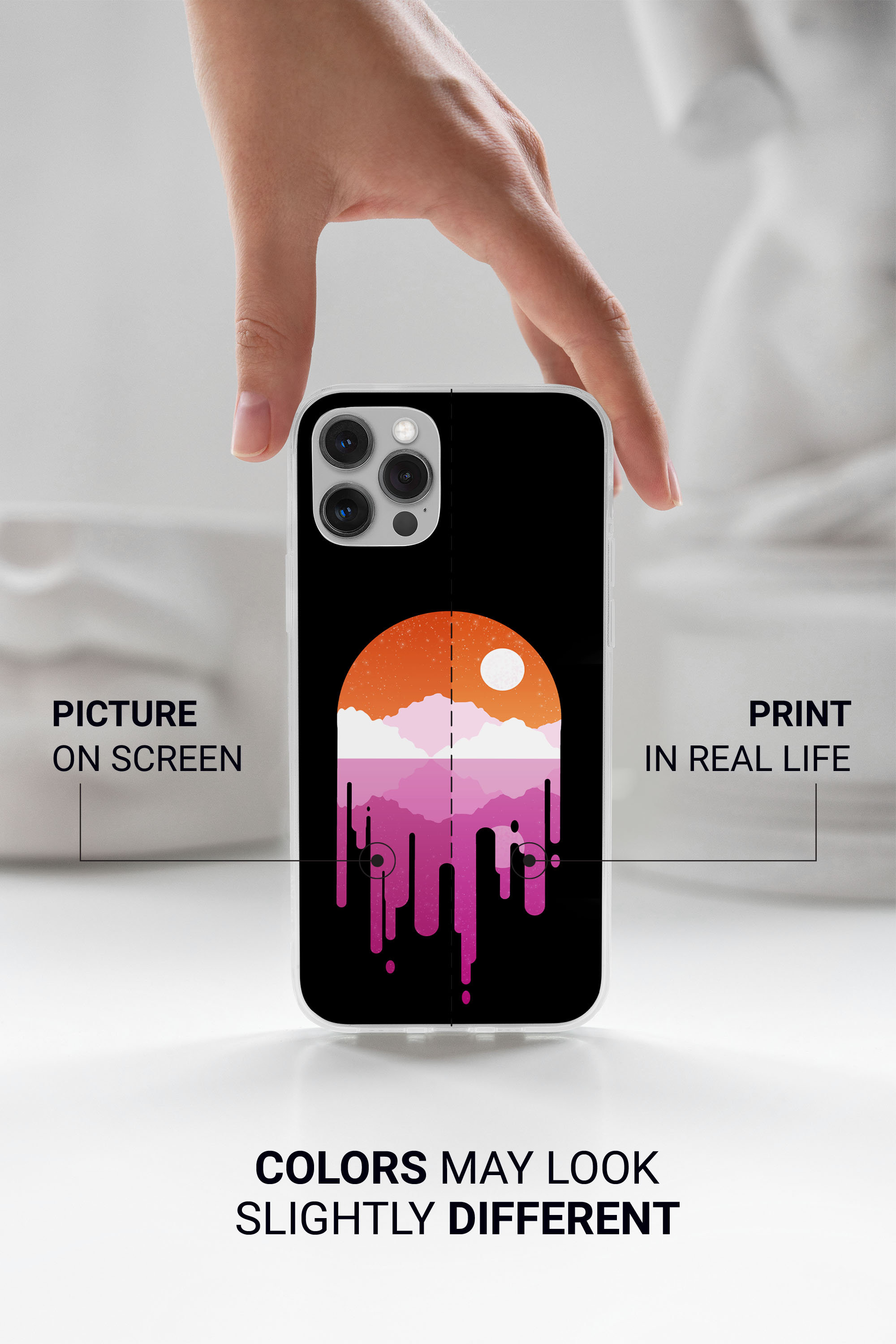 LGBTQ Lesbian Flag Inspired Art Pride Phone Case for Iphone - Etsy