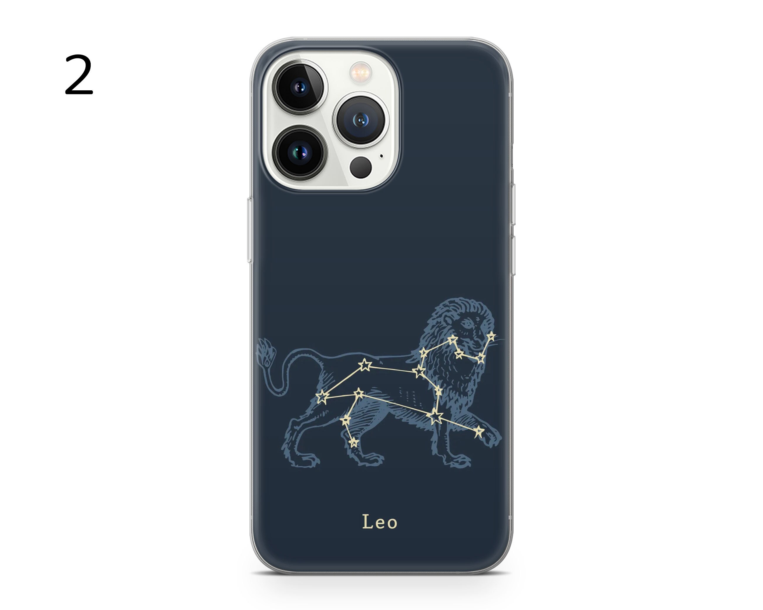 Leo Zodiac Sign Astrology Stars Phone Case for iPhone 15 14 13 Pro Max ...