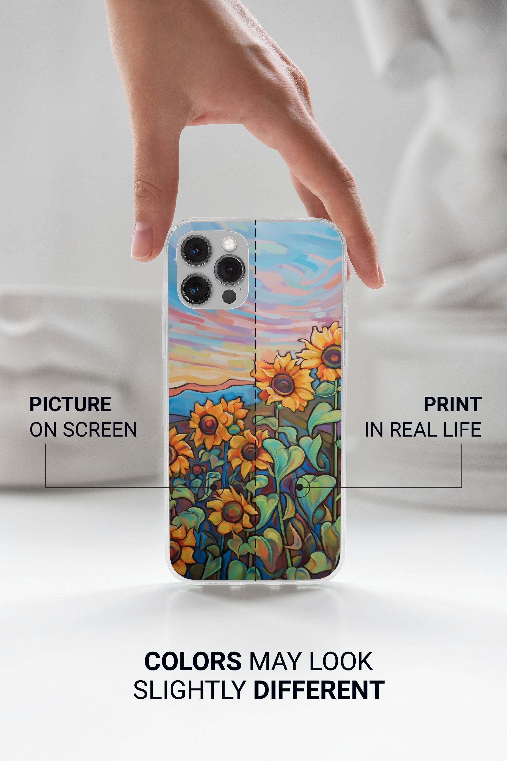 Pablo Picasso Sunflower Field Abstract Art Phone Case for - Etsy