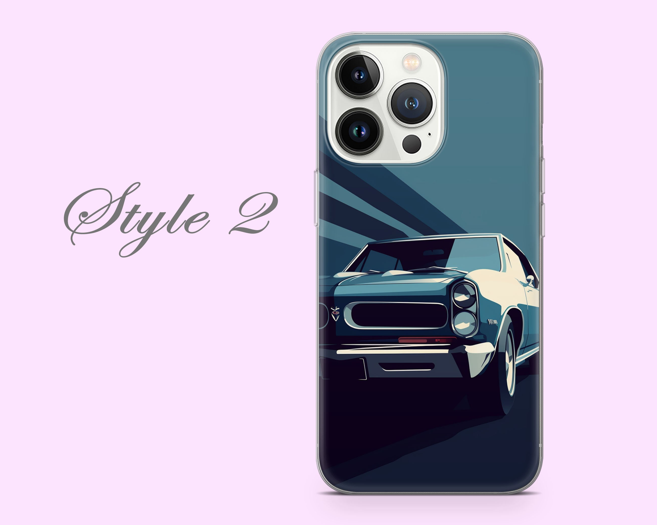 GTO 1964 Classic American Muscle Car Sports Car Phone Case for iPhone ...