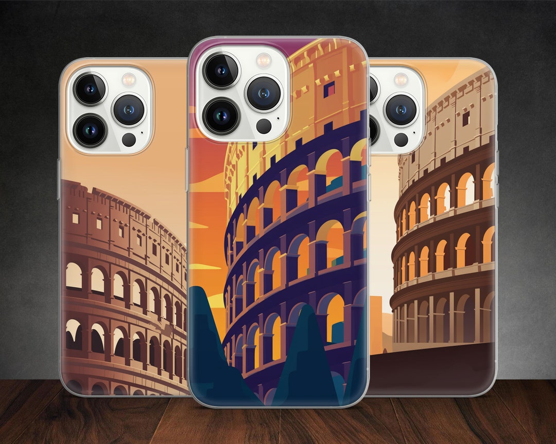 Colosseum Rome Italy Gladiator Historical Art Phone Case for iPhone 14 ...