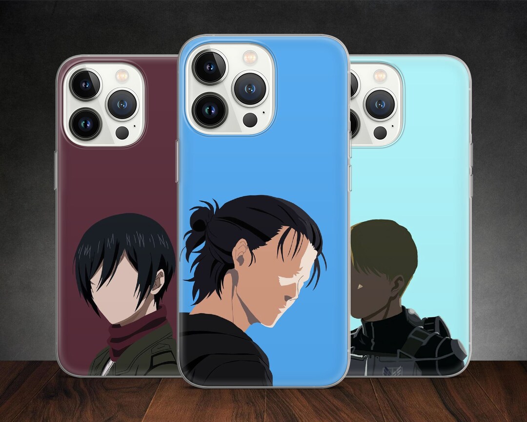Titans Anime Eren Mikasa Armin Scout Regiment Levi Phone Case for ...