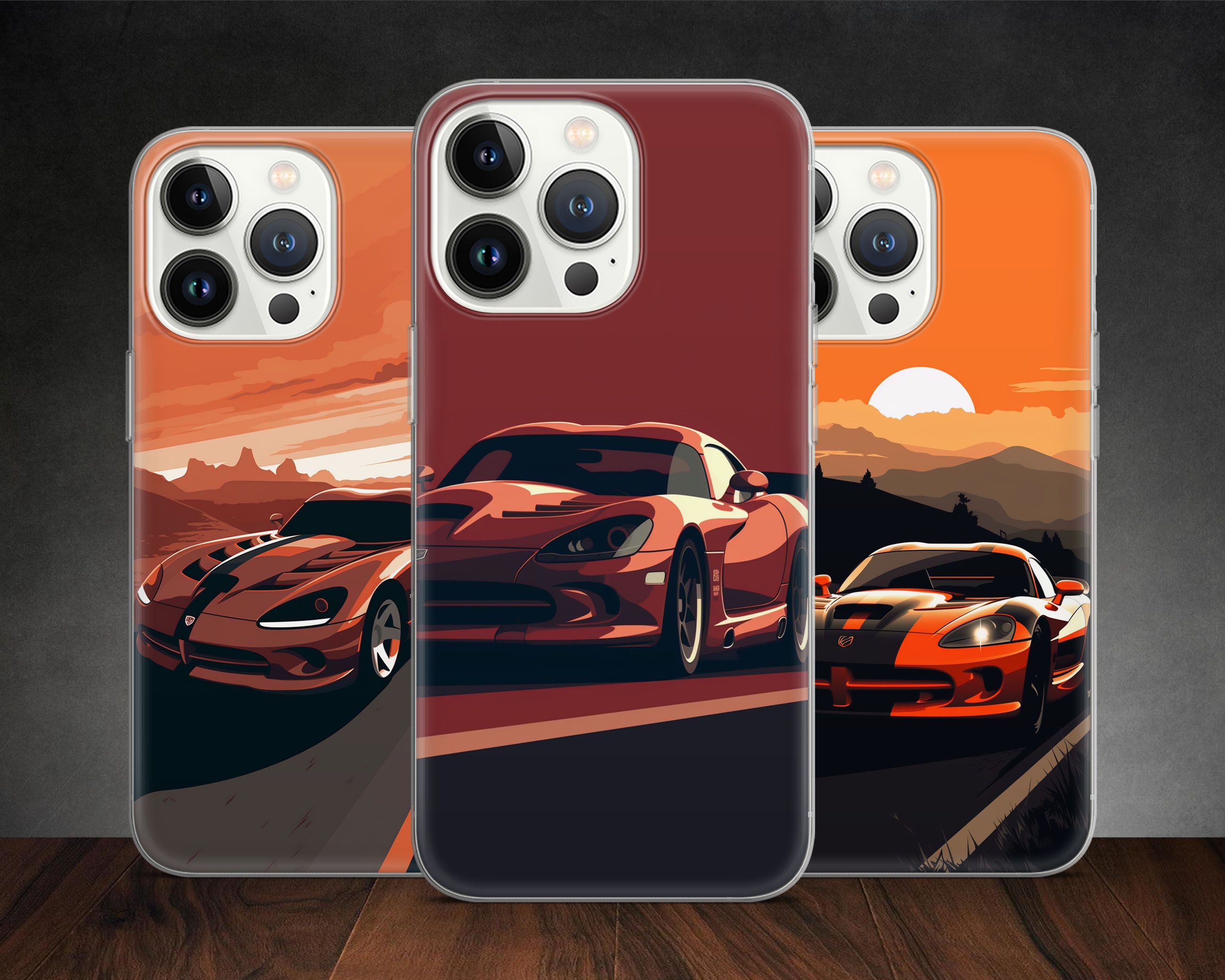 Viper SRT American Classic Muscle Car Sports Car Phone Case for iPhone ...