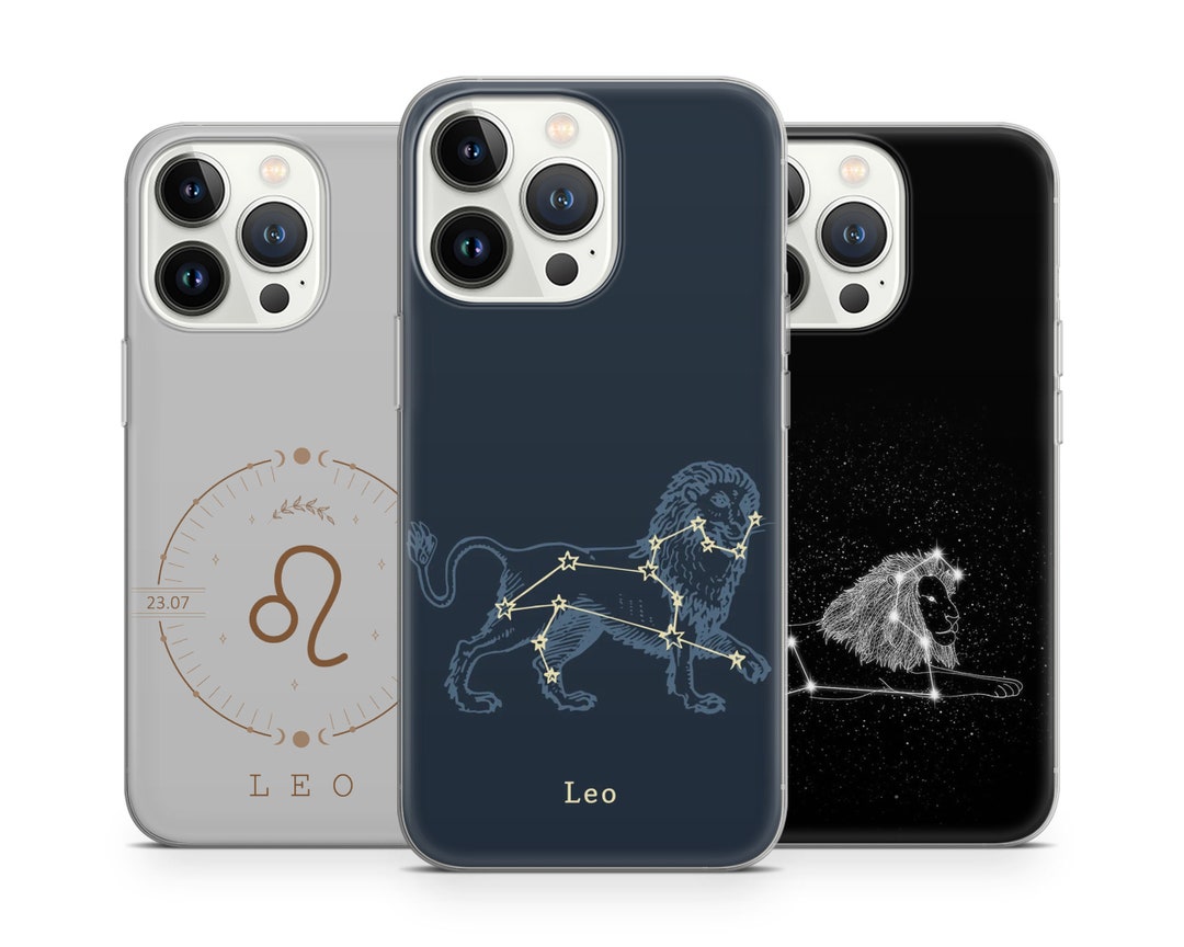 Leo Zodiac Sign Astrology Stars Phone Case for iPhone 15 14 13 Pro Max ...