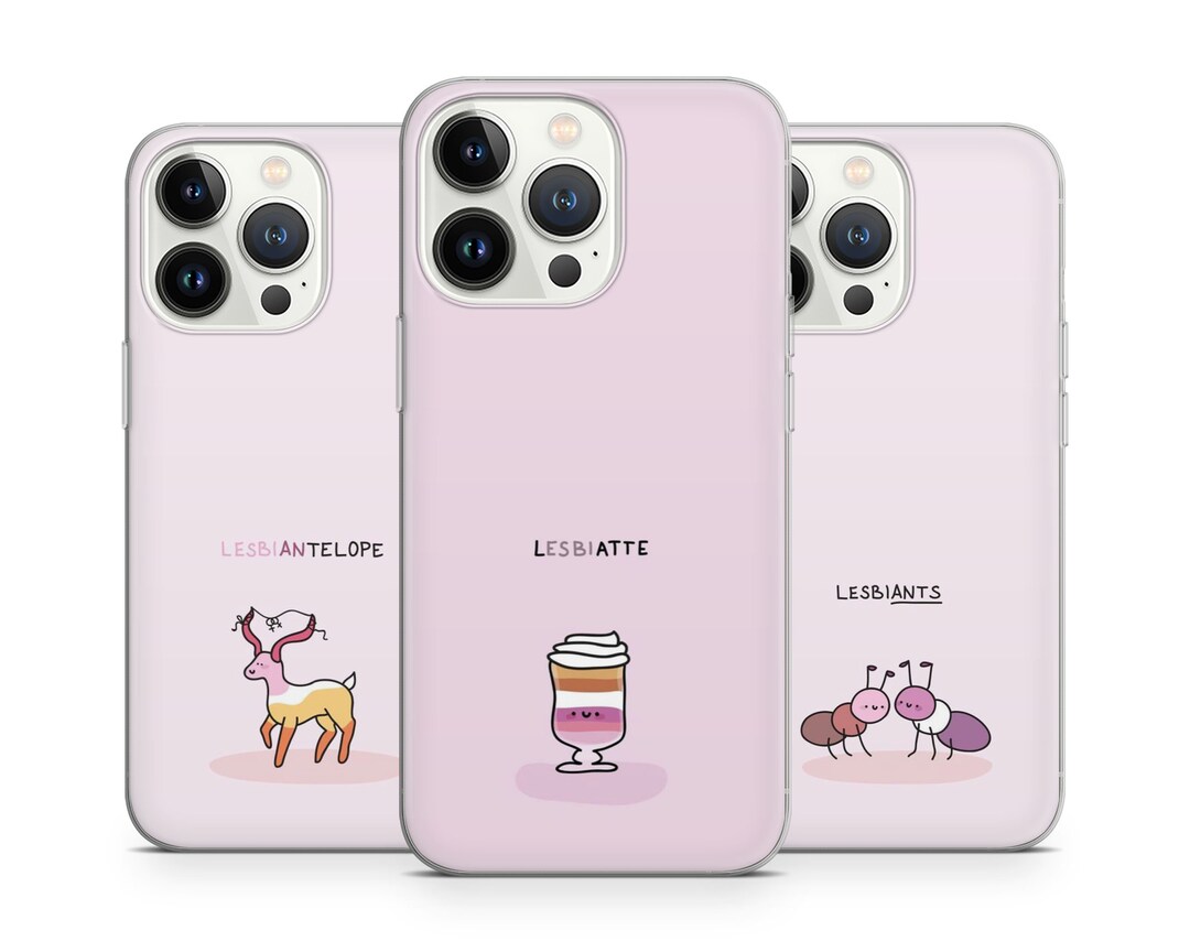 LGBTQ+ Funny Puns Lesbian Love Pride Phone Case for iPhone 14 13 Pro ...