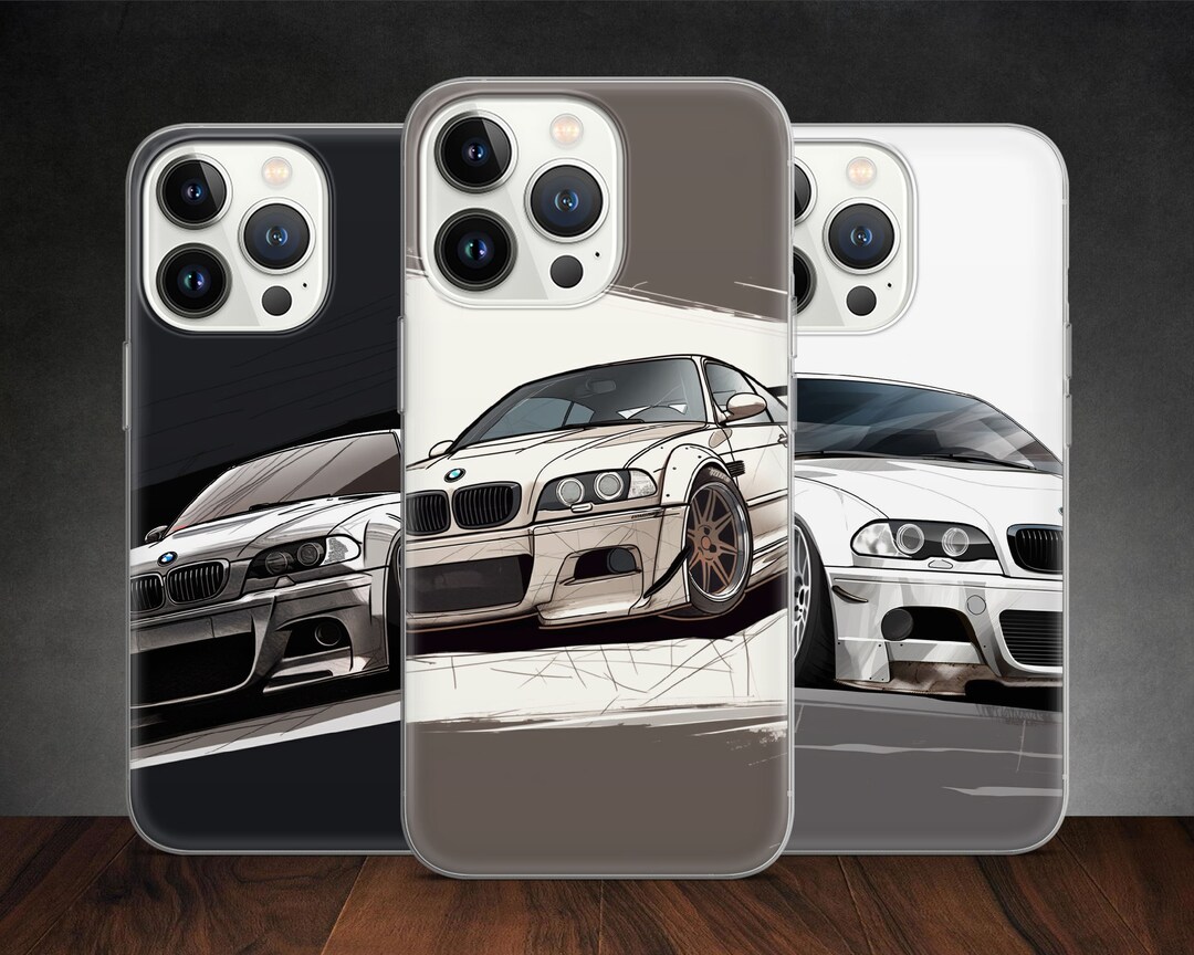 German M3 E46 Drift Bavarian Phone Case for iPhone 15 Pro 14 Plus 13 ...