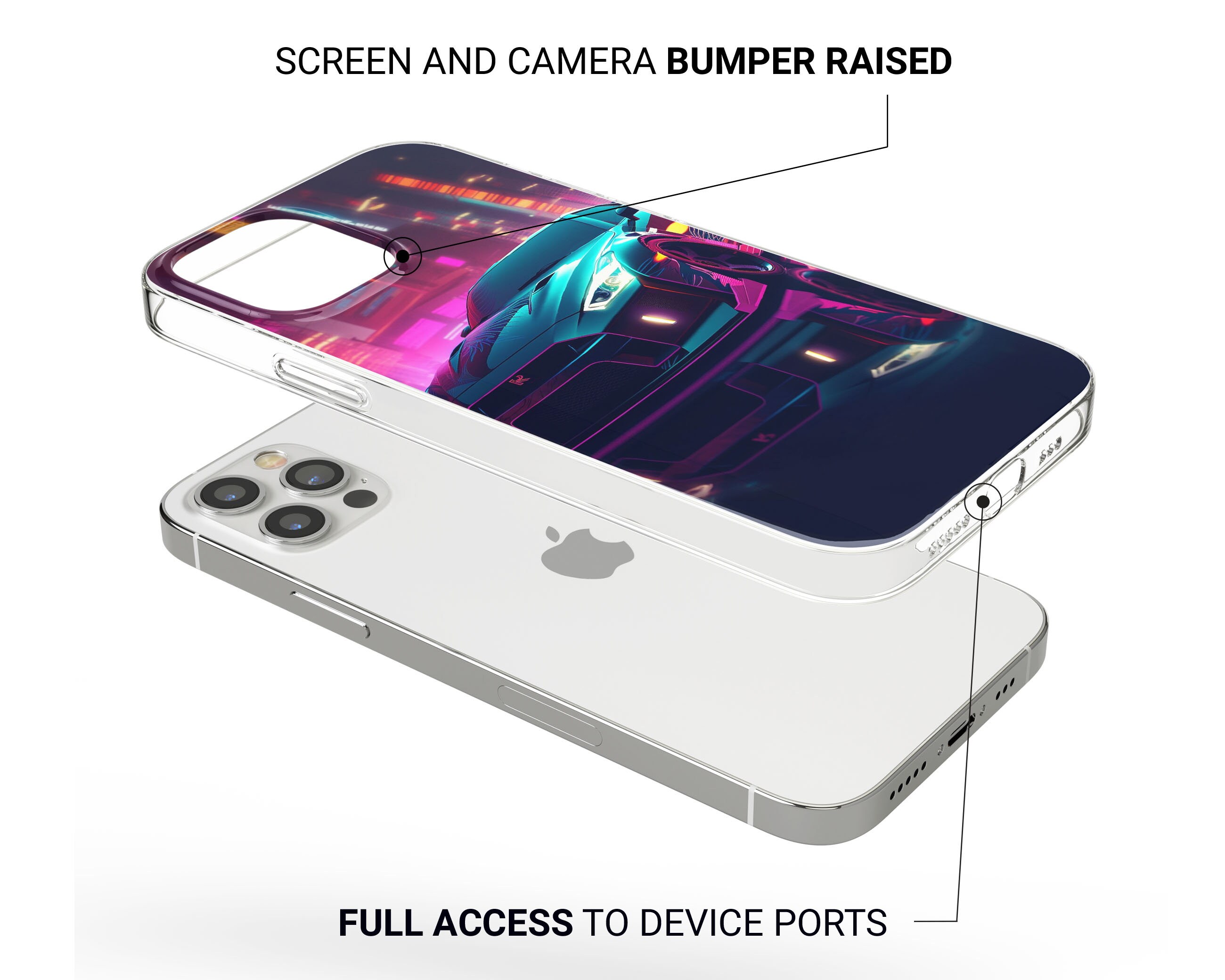 GT-R R35 Skyline Neon Wave Car Phonk Street Art Phone Case for - Etsy