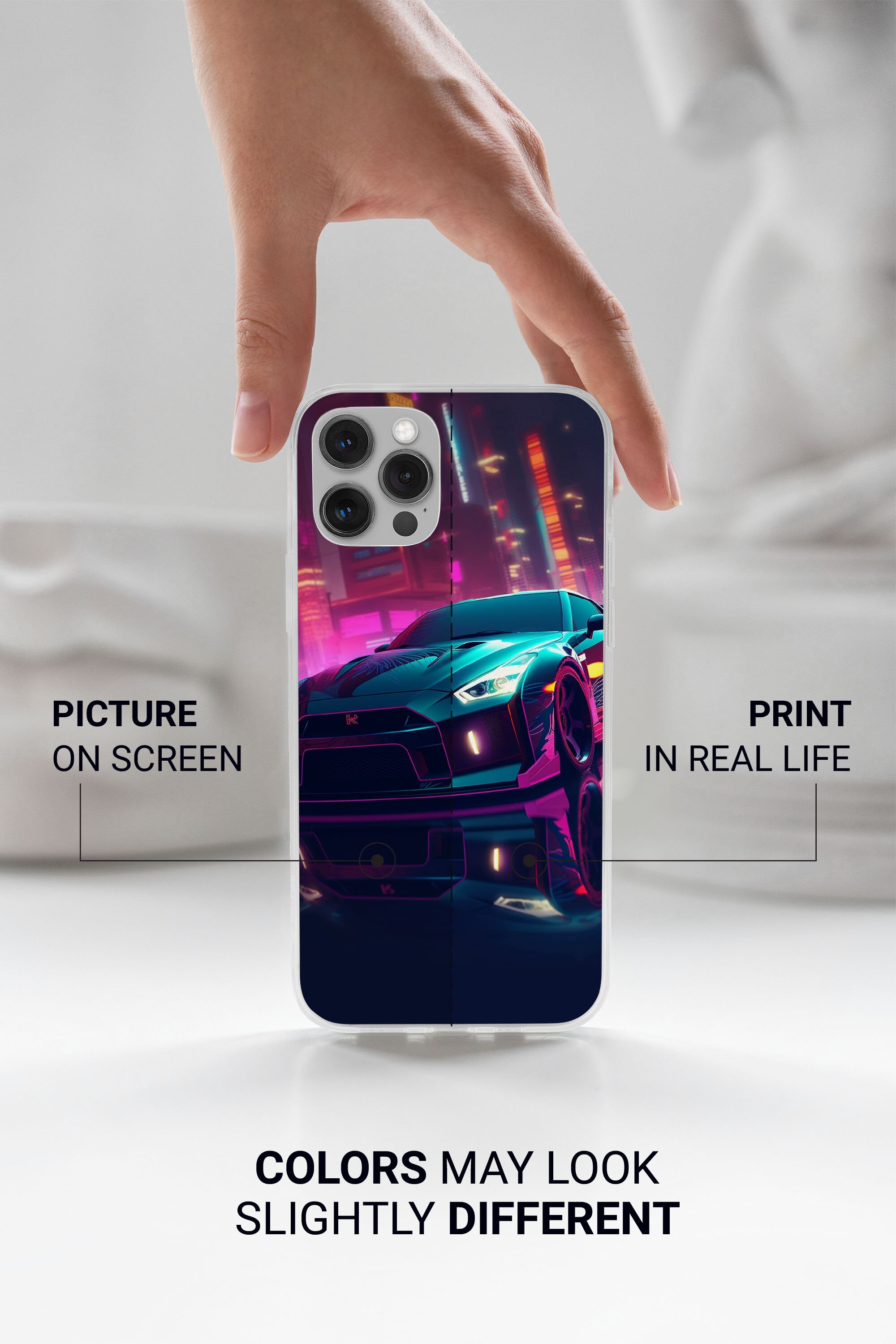GT-R R35 Skyline Neon Wave Car Phonk Street Art Phone Case for - Etsy UK