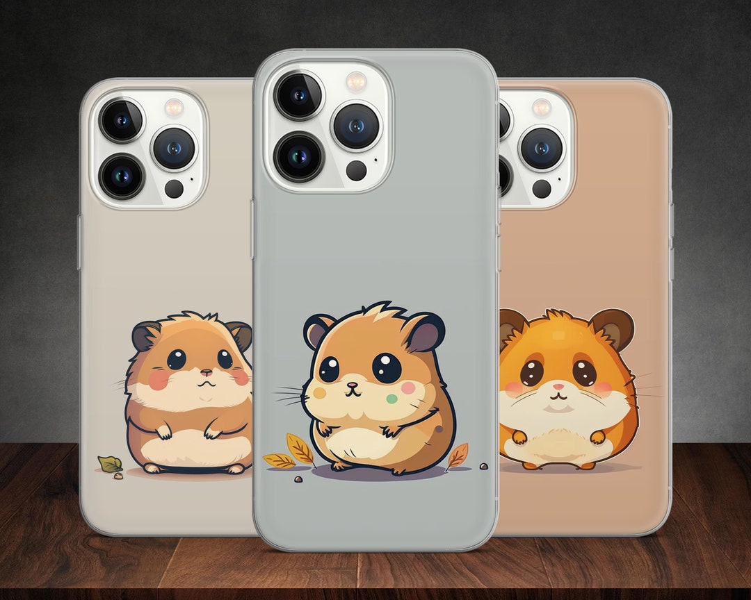 Hamster Cartoon Cute Adorable Funny Phone Case for iPhone 14 13 Pro Max ...