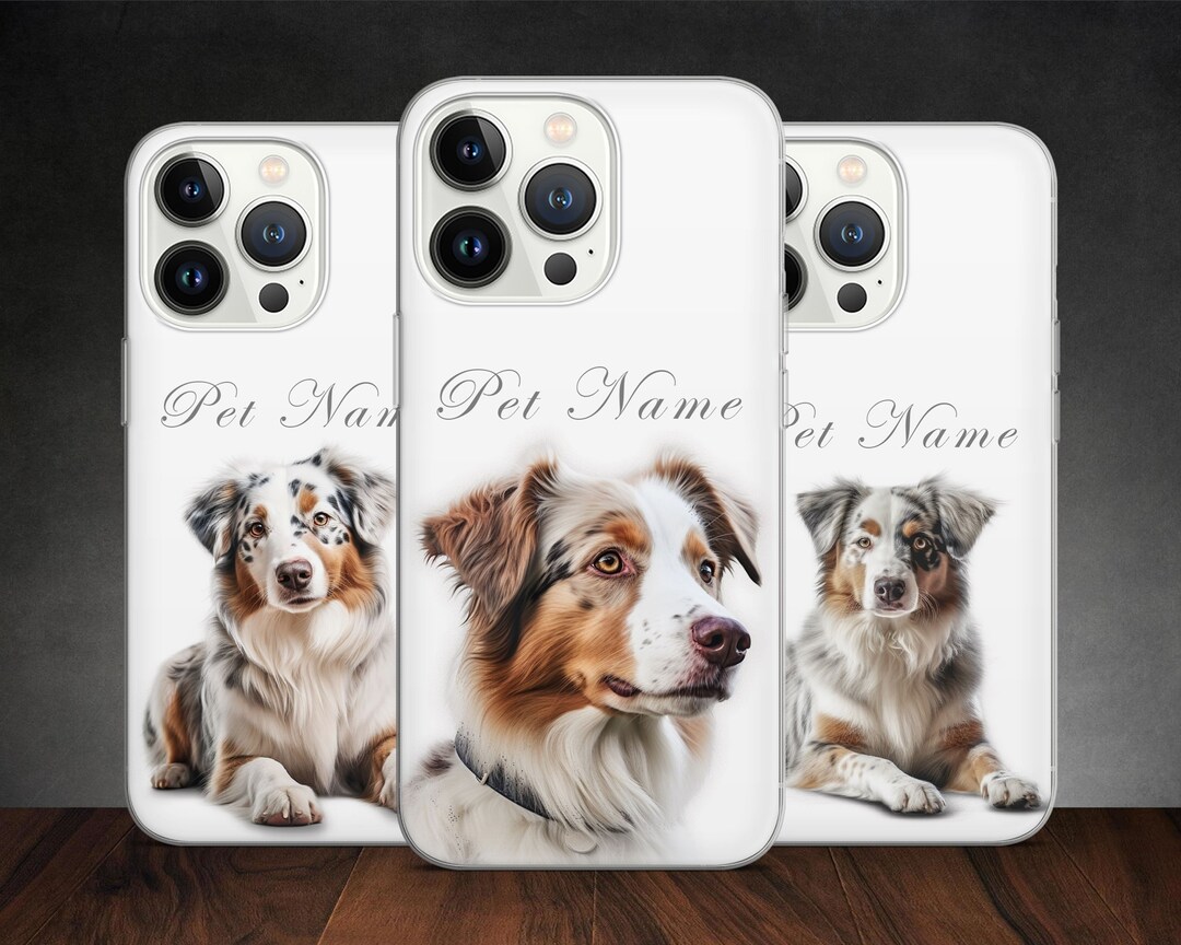 Personalized Australian Shepherd Phone Case for iPhone 15 14 13 Pro Max ...