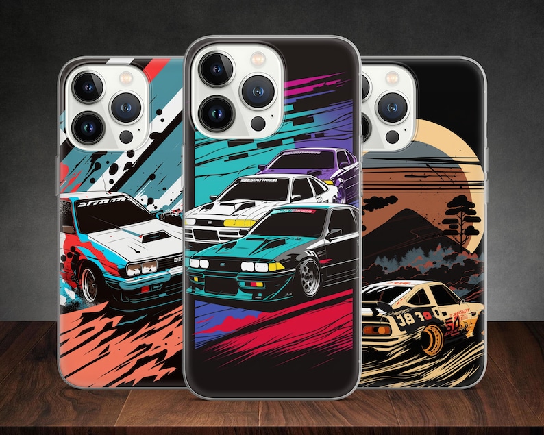 Japanese Drift Cars JDM Old-school Tokyo Phone Case for Iphone - Etsy