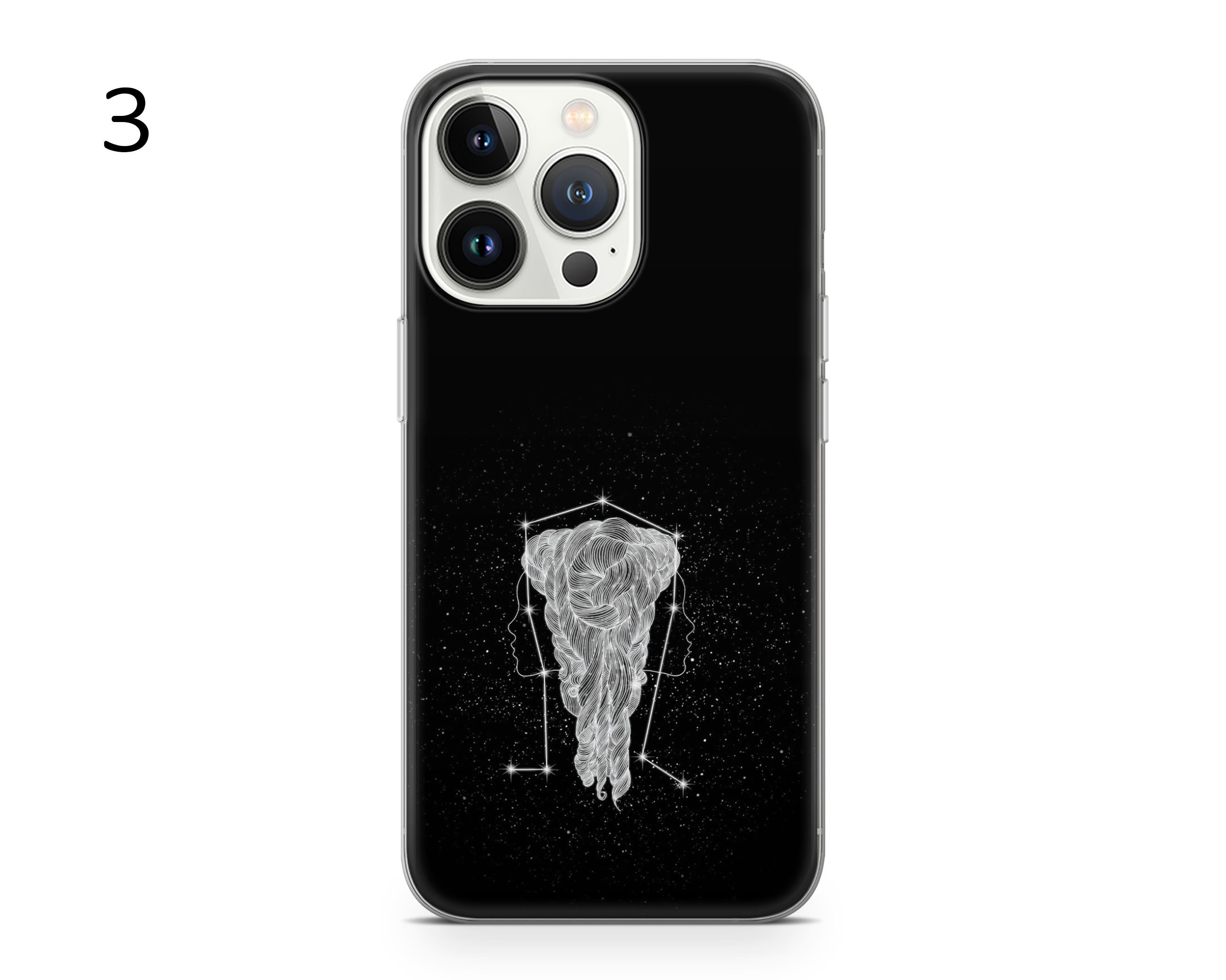Gemini Zodiac Sign Astrology Stars Phone Case for iPhone 15 14 13 Pro ...