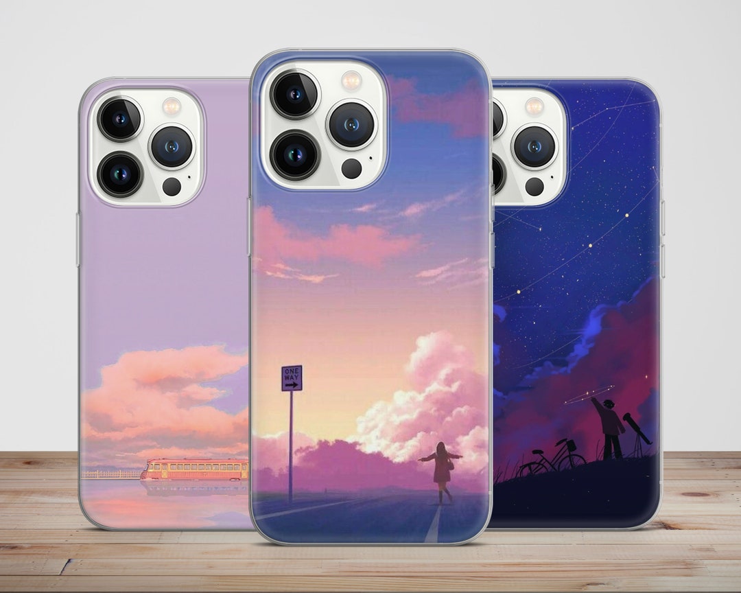 Lo-fi Anime Aesthetic Road Vibe Phone Case for iPhone 14 13 Pro Max 12 ...