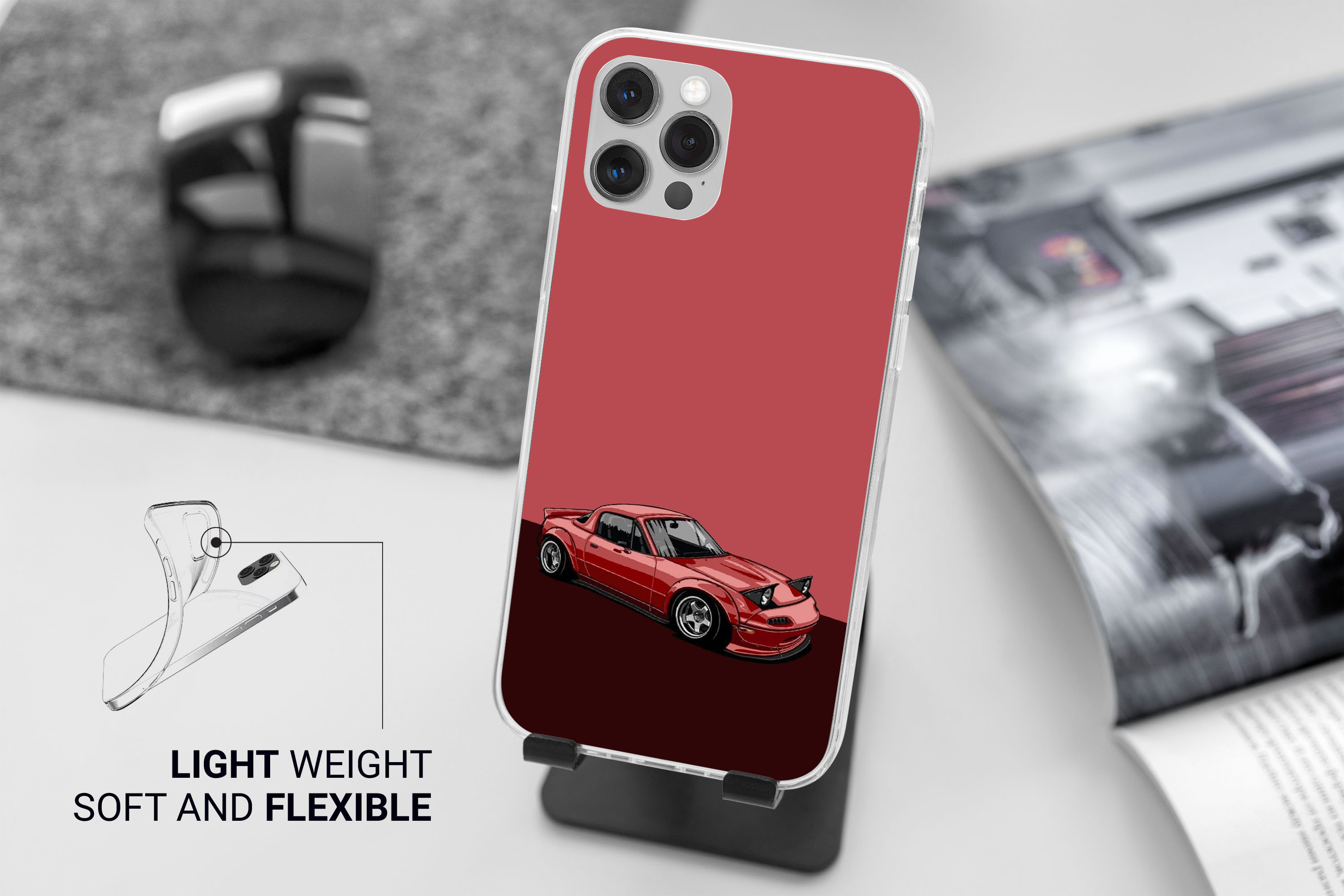 Japanese Miata Gtr Drift Cars JDM Phone Case for iPhone 14 13 Pro Max ...