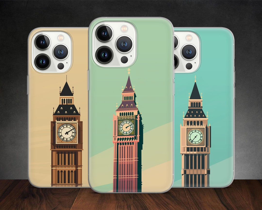 Big Ben Clock London City Architecture Art Phone Case for iPhone 14 13 ...