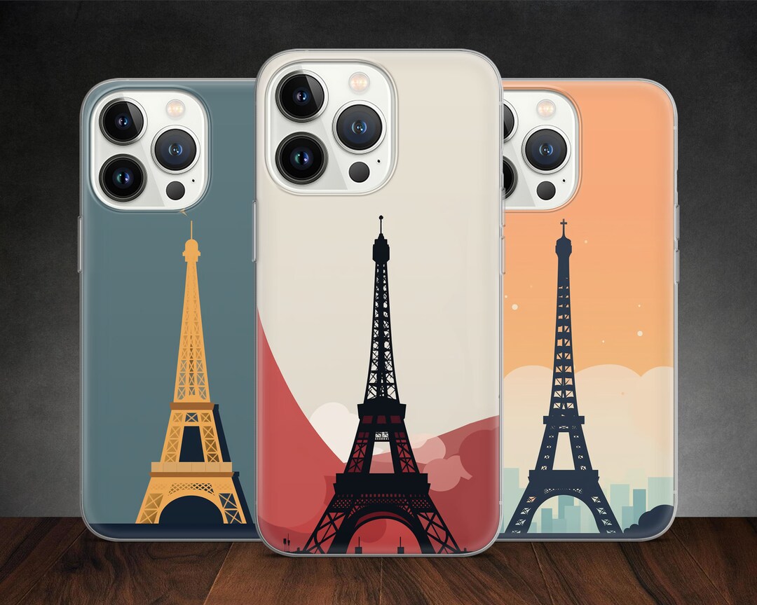 Eiffel Tower Paris France Historical Art Phone Case for iPhone 14 13 ...