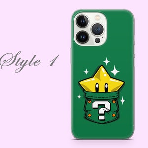 Mario Luigi Rosalina Yoshi Super Mushroom Goomba Phone Case for iPhone ...