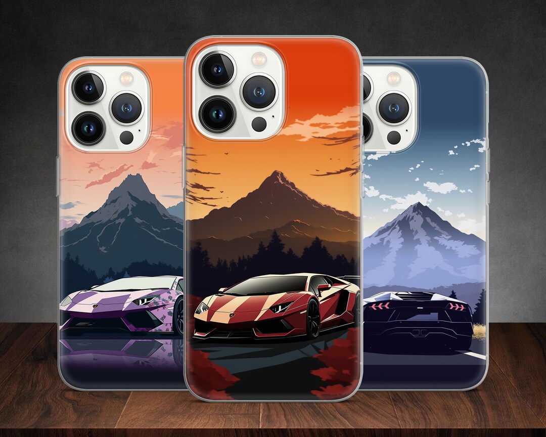Italian Luxury Lambo STO Sports Car Art Phone Case for iPhone 14 13 Pro ...