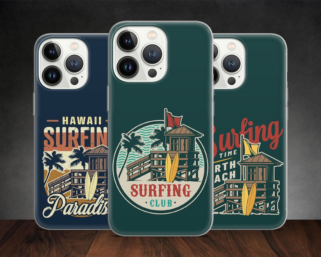 Surfing Wave Surf Ocean Beach Phone Case for iPhone 15 14 13 Pro Max 12 ...