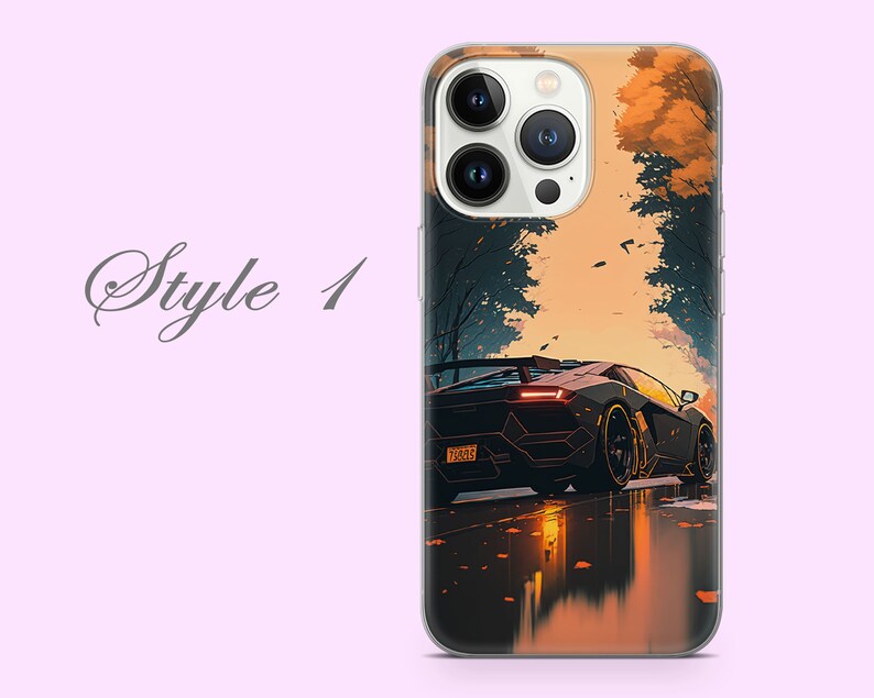 Italian Lambo Sports Car Summer Road Phone Case for Iphone 14 - Etsy