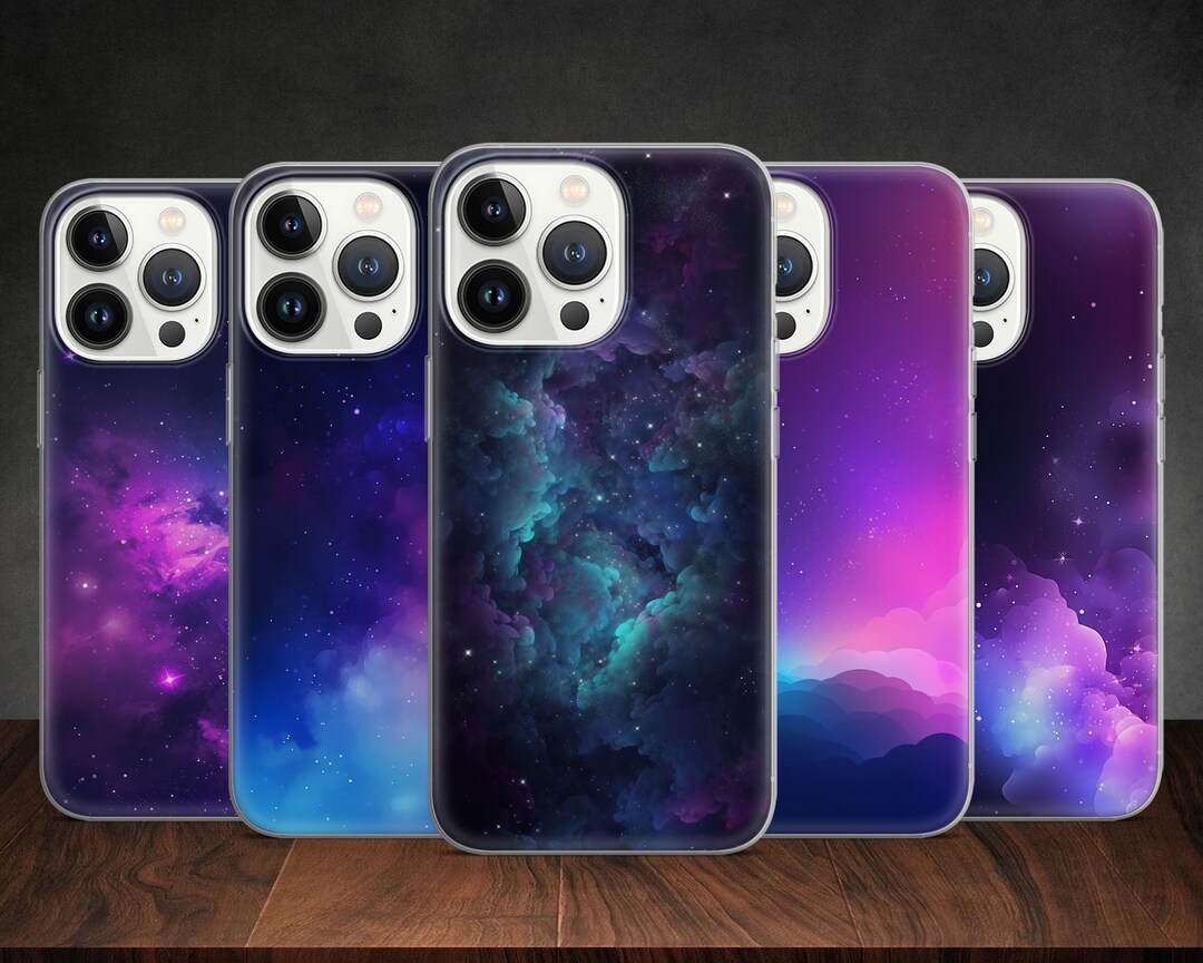 Surreal Space Galaxy Milky Way Celestials Neon Phone Case for iPhone 14 ...