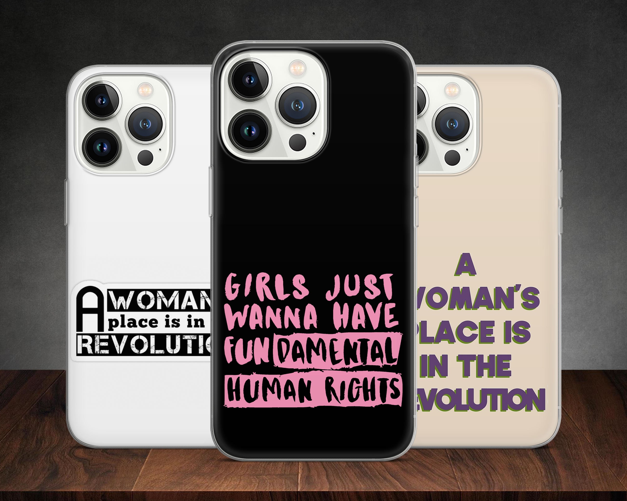 Feminist Woke Gender Equality Revolution Human Rights Phone Case for ...
