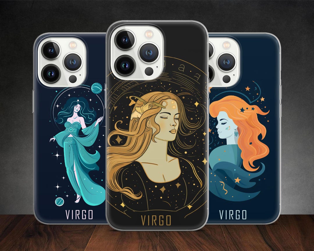 Zodiac Virgo Horoscope Constellations Art Phone Case for iPhone 17 Air ...